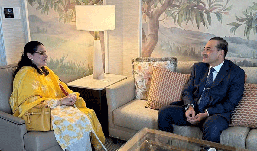 COAS Asim Munir meets UN diplomat Saima Saleem, lauds her contributions