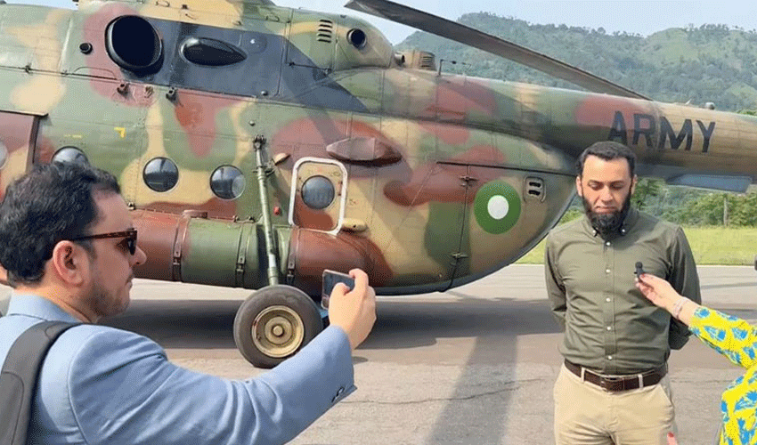 Tarar takes foreign, local journalists to LoC to expose India's false ...