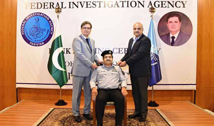 FIA honours promoted officers in Islamabad ceremony
