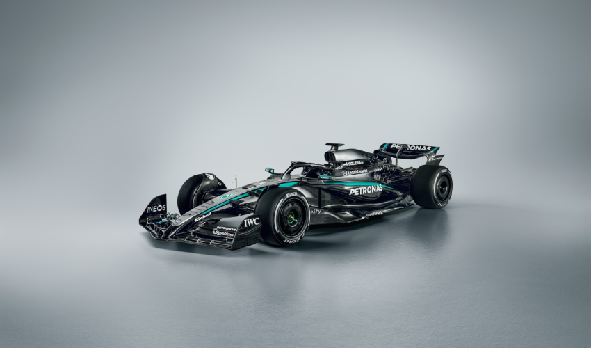 Mercedes unveil W16 F1 car with George Russell and Kimi Antonelli