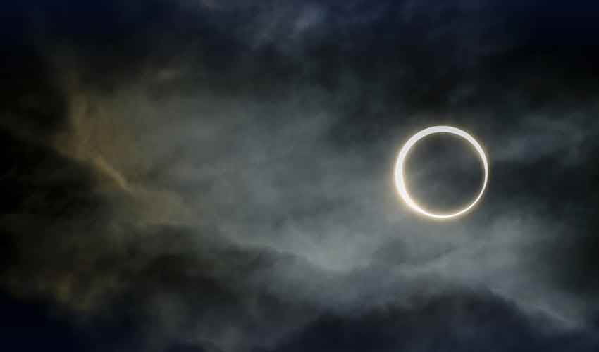 Solar eclipse shines 'ring of fire' over Easter Island, Patagonia